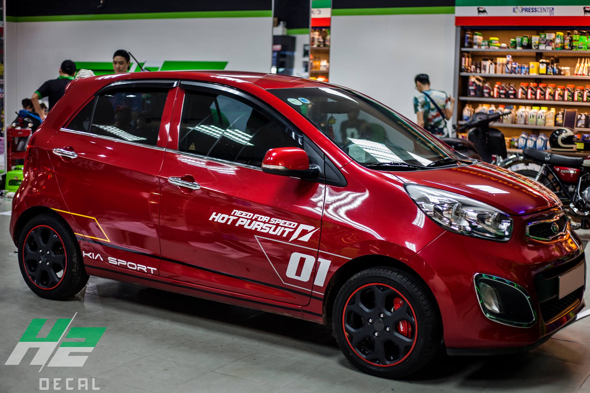 Car Side Decals - Vinyl Graphics Decals for Hatchback - 002 – H2 ...