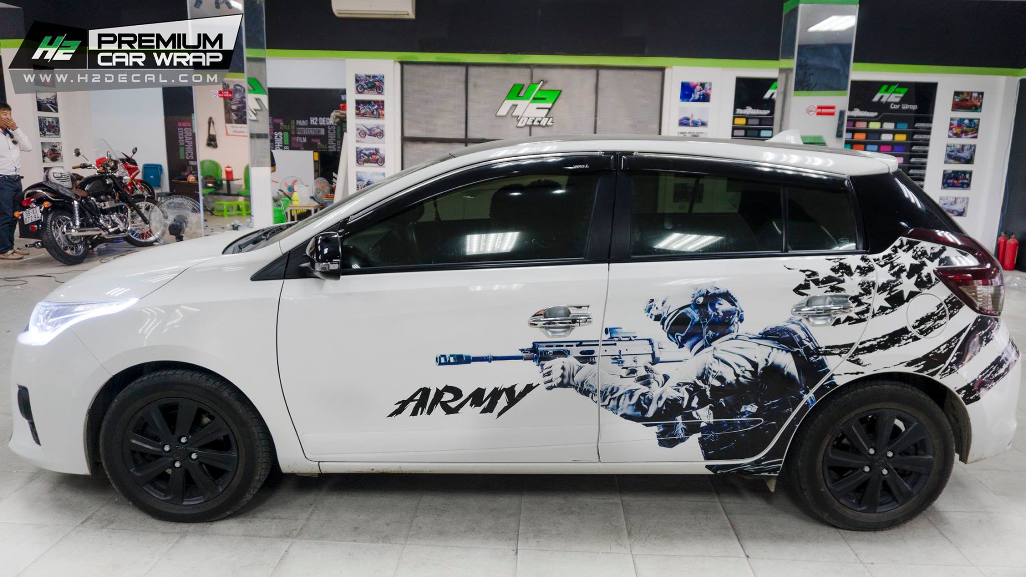 Car Side Decals - Vinyl Graphics Decals for SUV - 035 – H2 Stickers ...