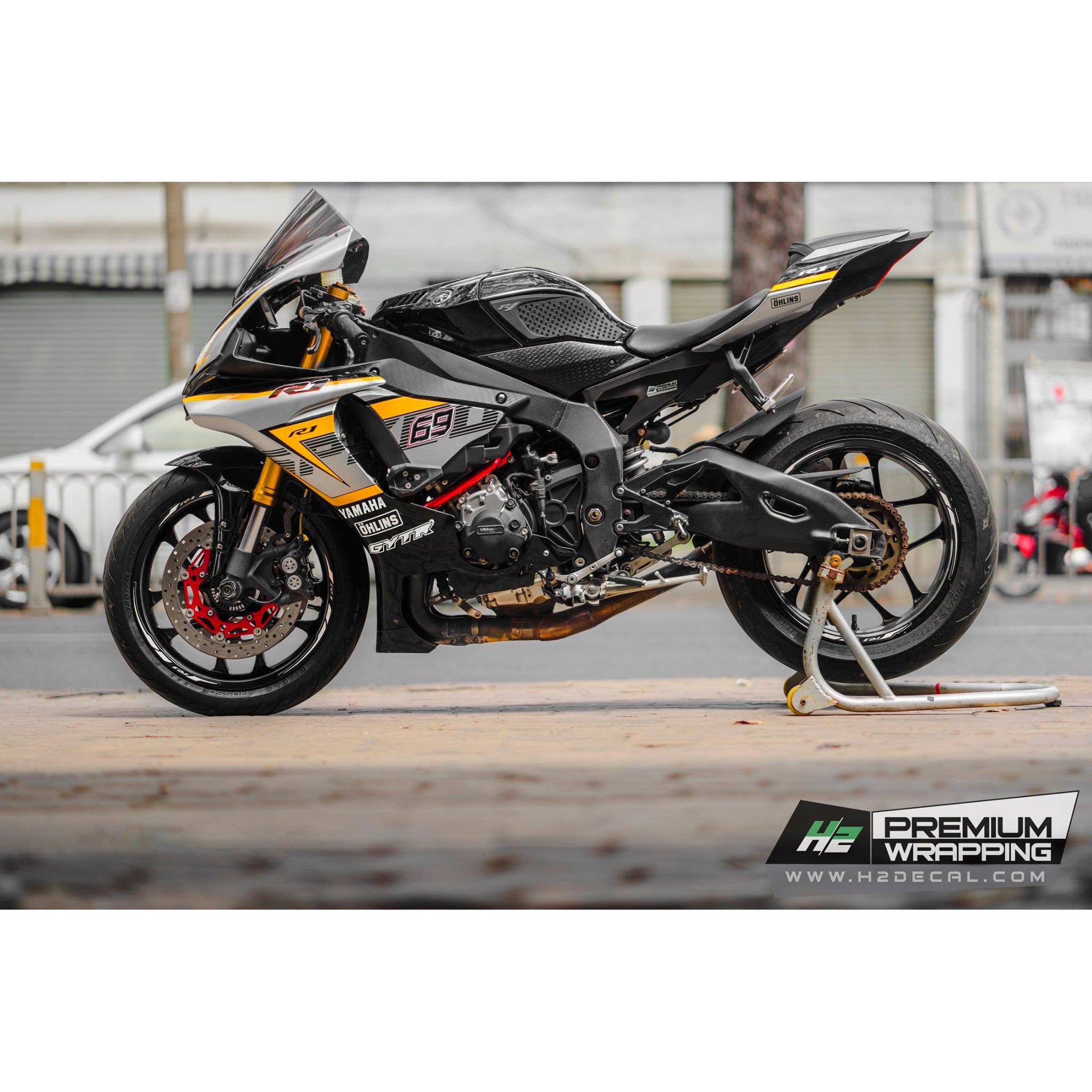 YAMAHA YZF-R1 Stickers Kit - 020 – H2 Stickers - Worldwide
