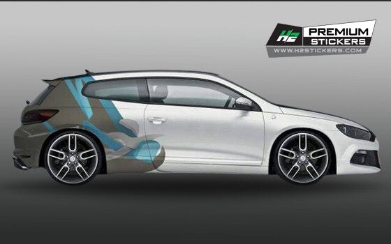 Car Side Decals - Vinyl Graphics Decals for SUV - 031 – H2 Stickers ...