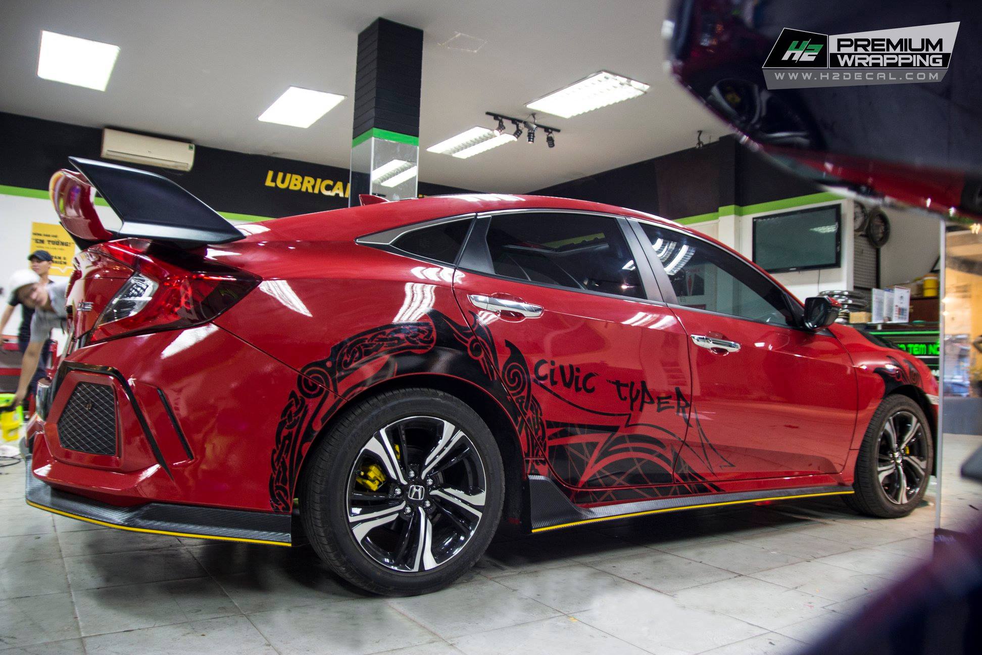 Car Side Decals - Vinyl Graphics Decals for Sedan - 005 – H2 Stickers ...