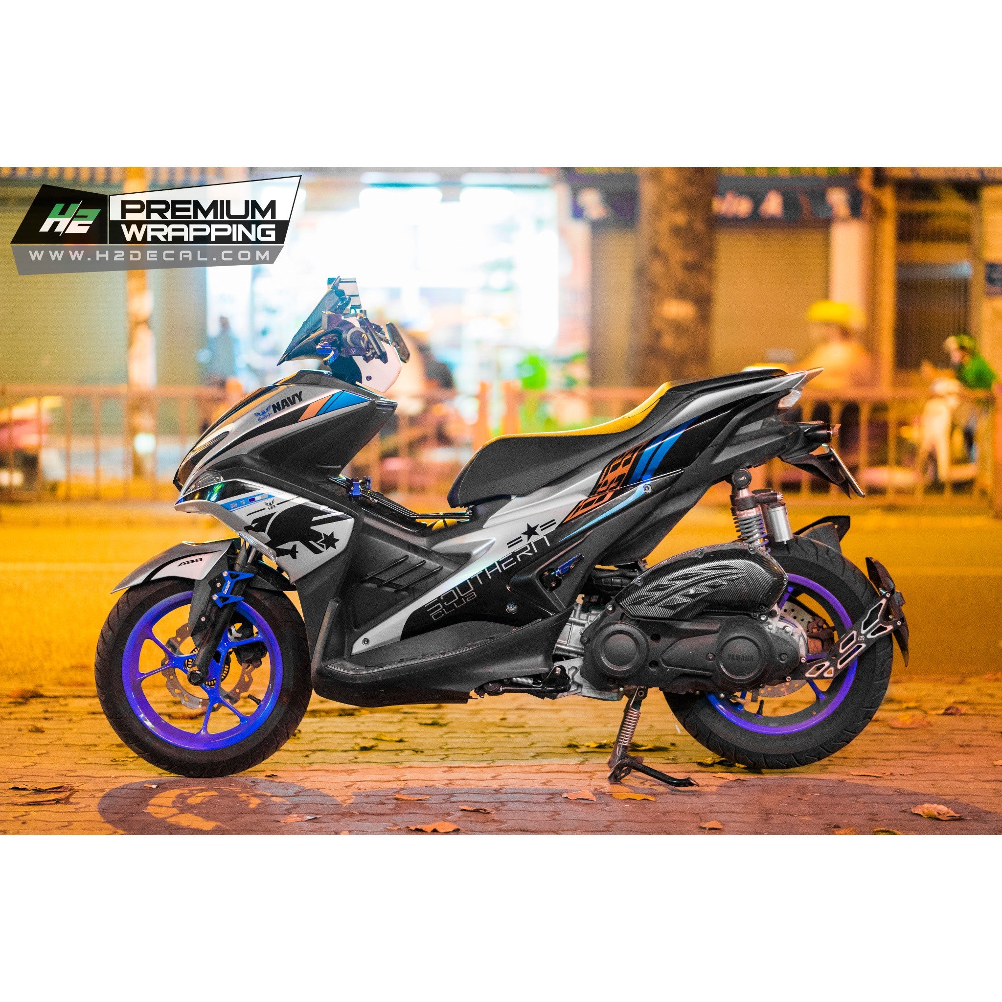 Yamaha NVX Stickers Kit - 049 – H2 Stickers - Worldwide