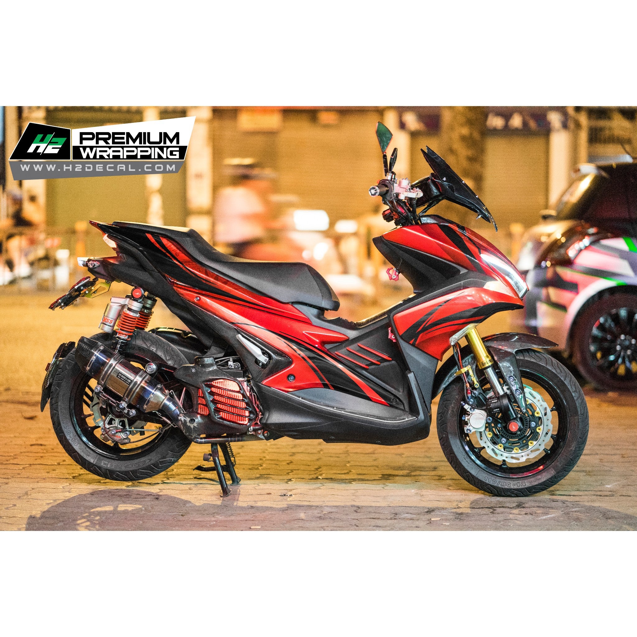 Yamaha NVX Stickers Kit - 051 – H2 Stickers - Worldwide