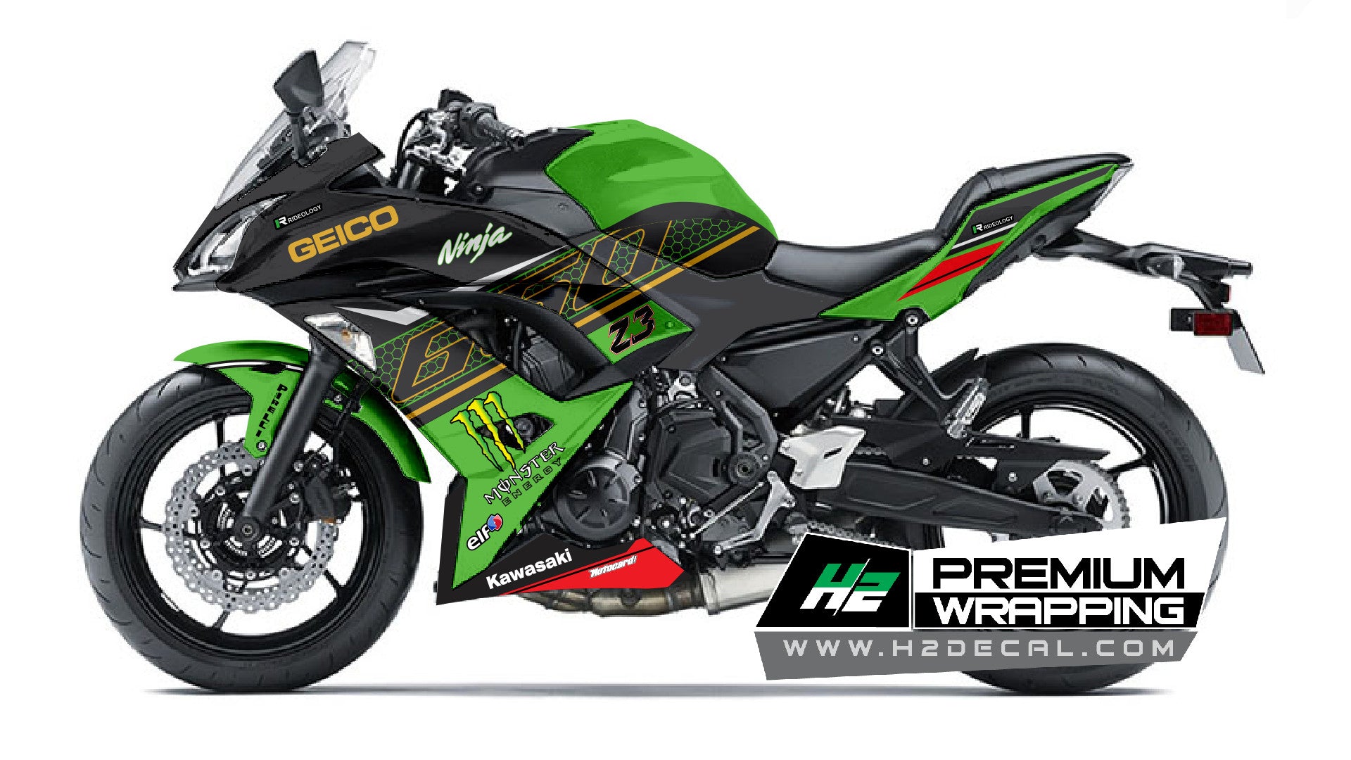 Kawasaki Ninja 650 Stickers Kit - 001 – H2 Stickers - Worldwide
