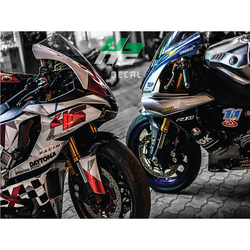 YAMAHA YZF-R1 Stickers Kit - 003 – H2 Stickers - Worldwide