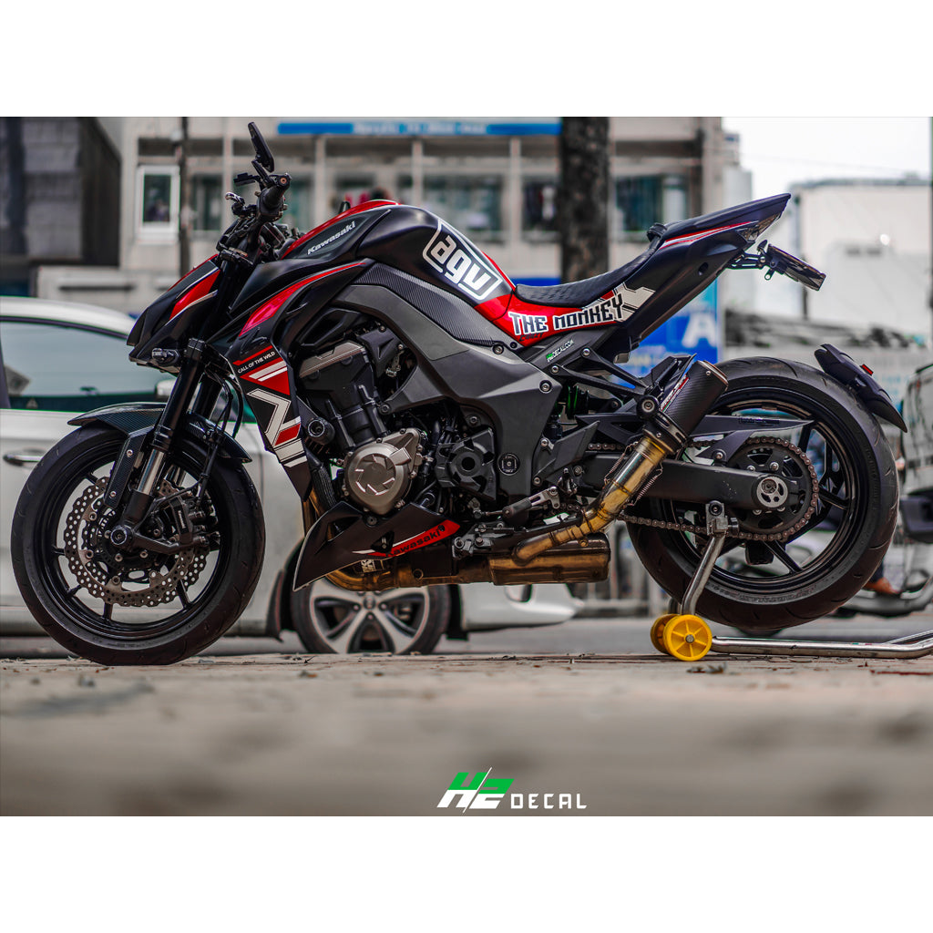 Kawasaki Z1000 Stickers Kit - 024 – H2 Stickers - Worldwide