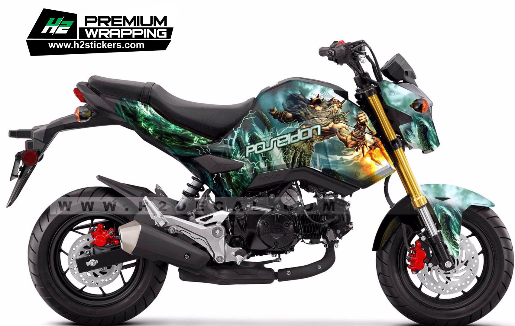 HONDA Grom Stickers Kit - 009 – H2 Stickers - Worldwide