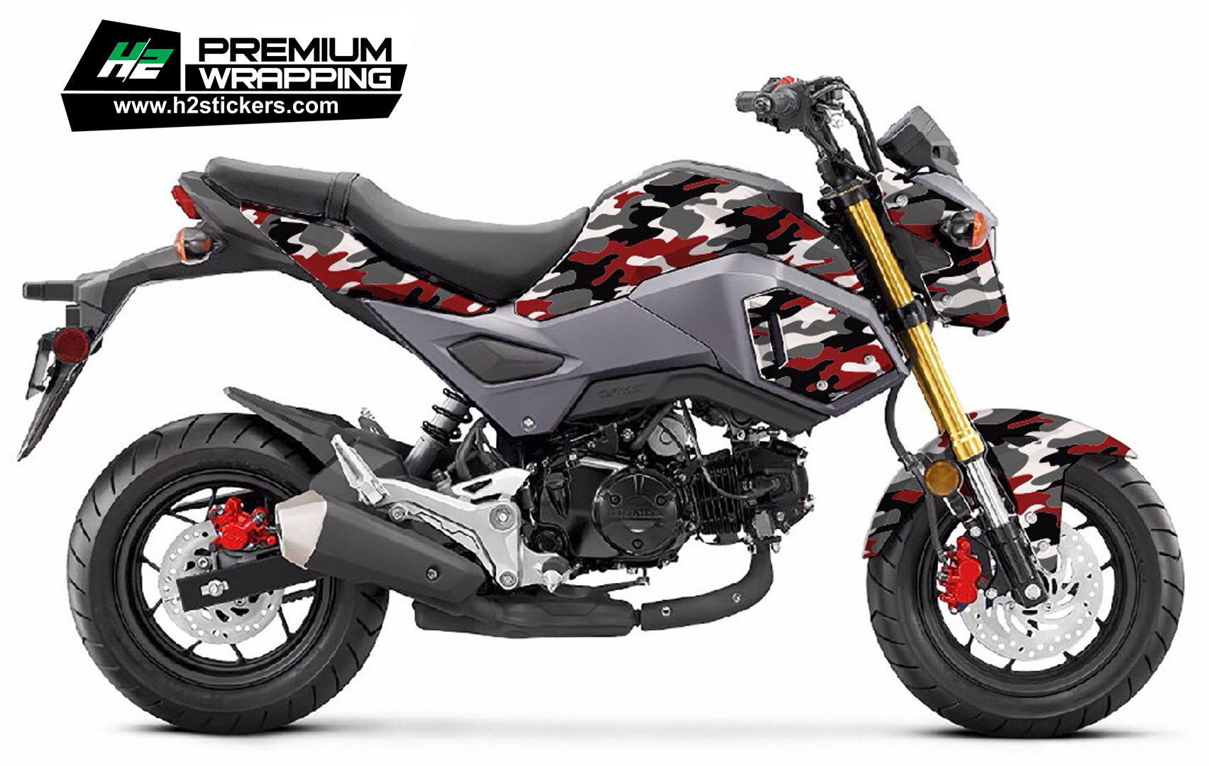 HONDA Grom Stickers Kit - 010 – H2 Stickers - Worldwide