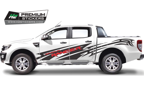 Stripes Decals Kit for Truck - Side Decal for Pickup Truck Vinyl Graph ...